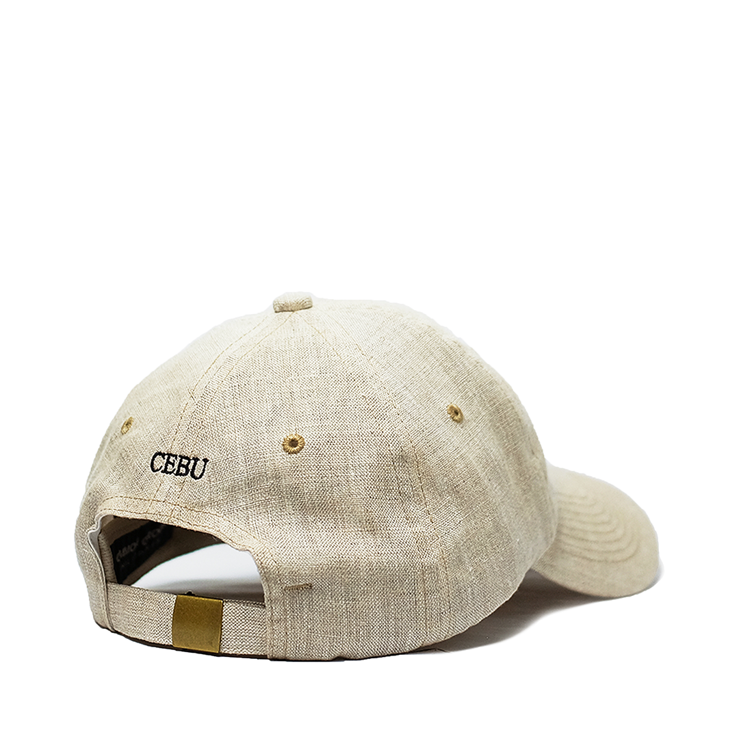 CG Monogram Linen Cap 'Ivory/Navy' – Common Ground